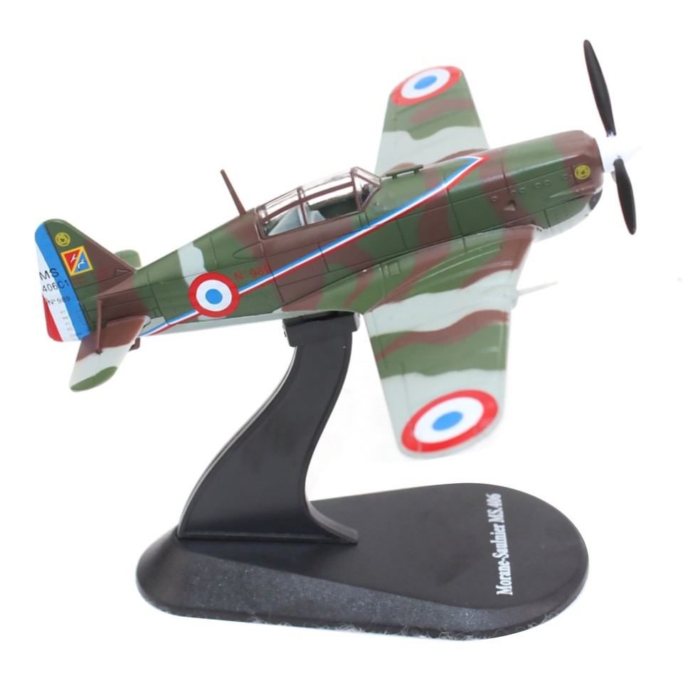 14.7cm 1/72 WWII French Morane-Saulnier MS.406 Fighter Model High ...