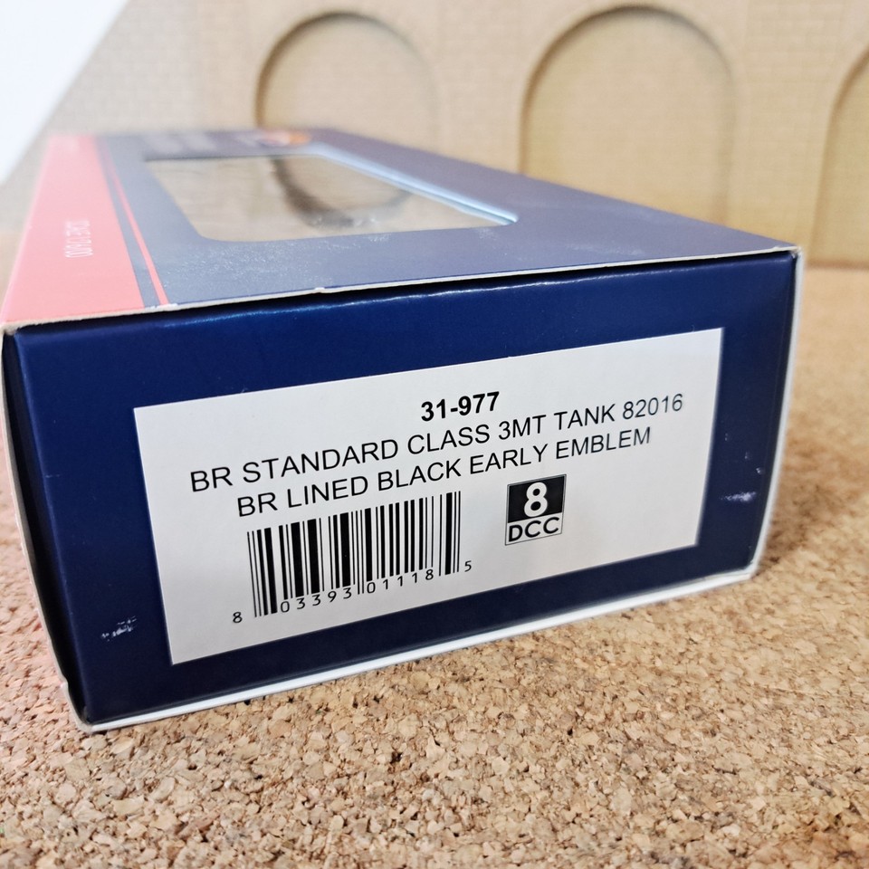 BACHMANN OO GAUGE 31-977 BR STANDARD CLASS 3MT TANK 82016 BR BLACK DCC ...