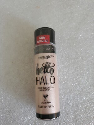 Wet n Wild MegaGlo Hello Halo Liquid Highlighter, Halo Goodbye 304A, 0. ...