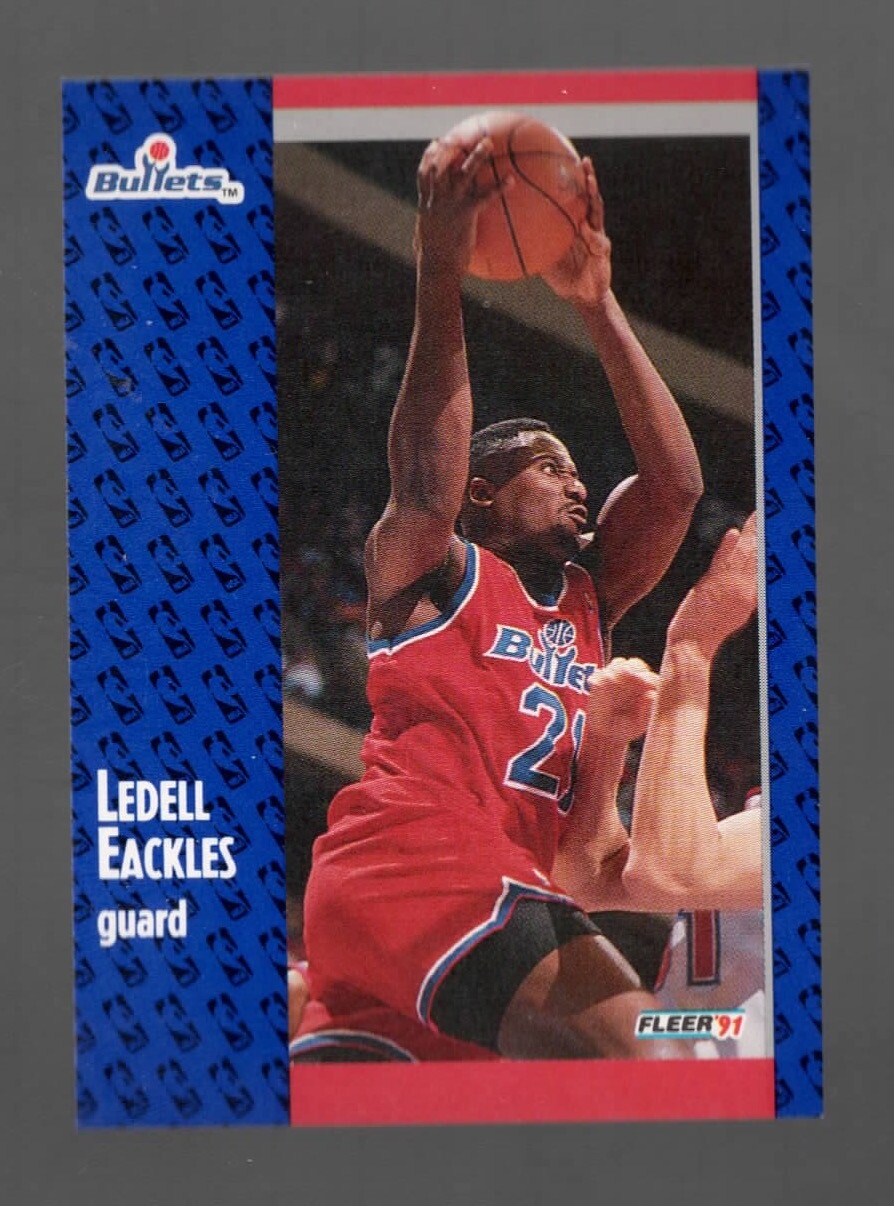 1991 Fleer #204 Ledell Eackles Mint | eBay