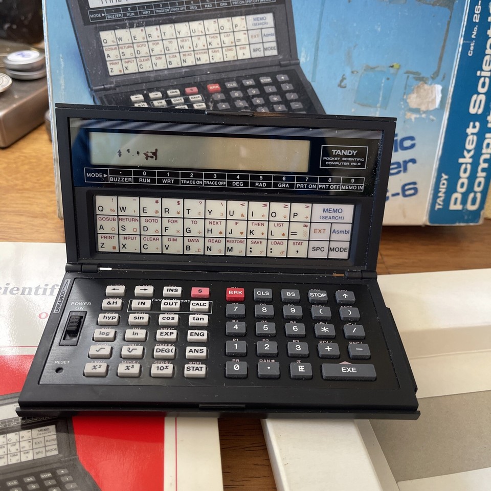 VINTAGE TANDY PC-6 Pocket Scientific Computer - For Parts Only | eBay