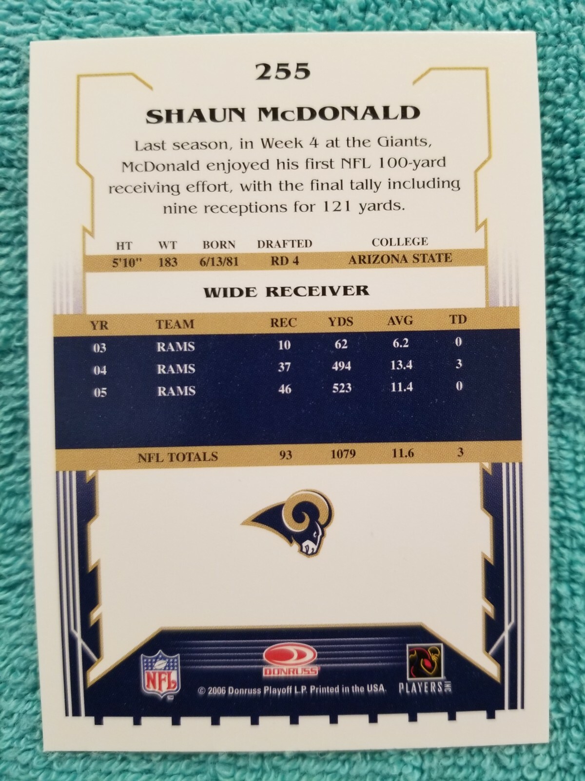 2006 Score - Shaun McDonald #255 for sale online | eBay