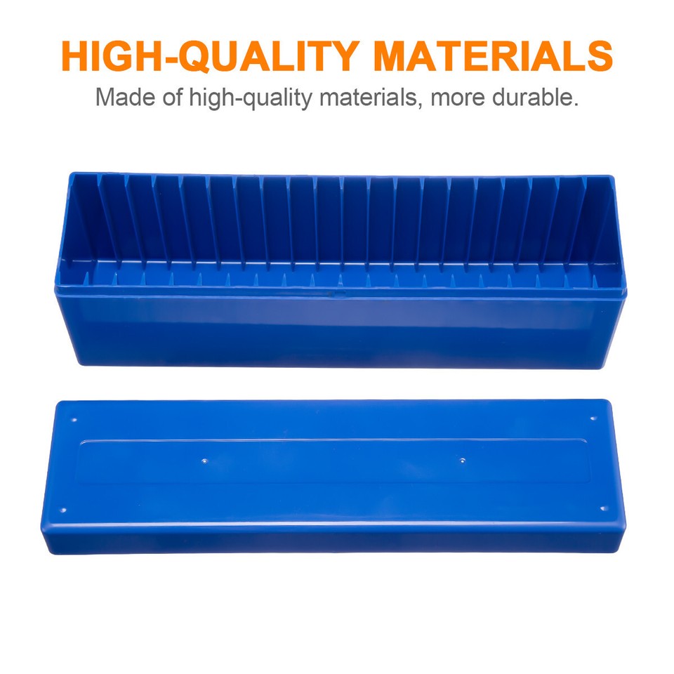 5 Plastic Coin Storage Box Case 20 Slab Coin Holder Tray for PCGS NGC ...
