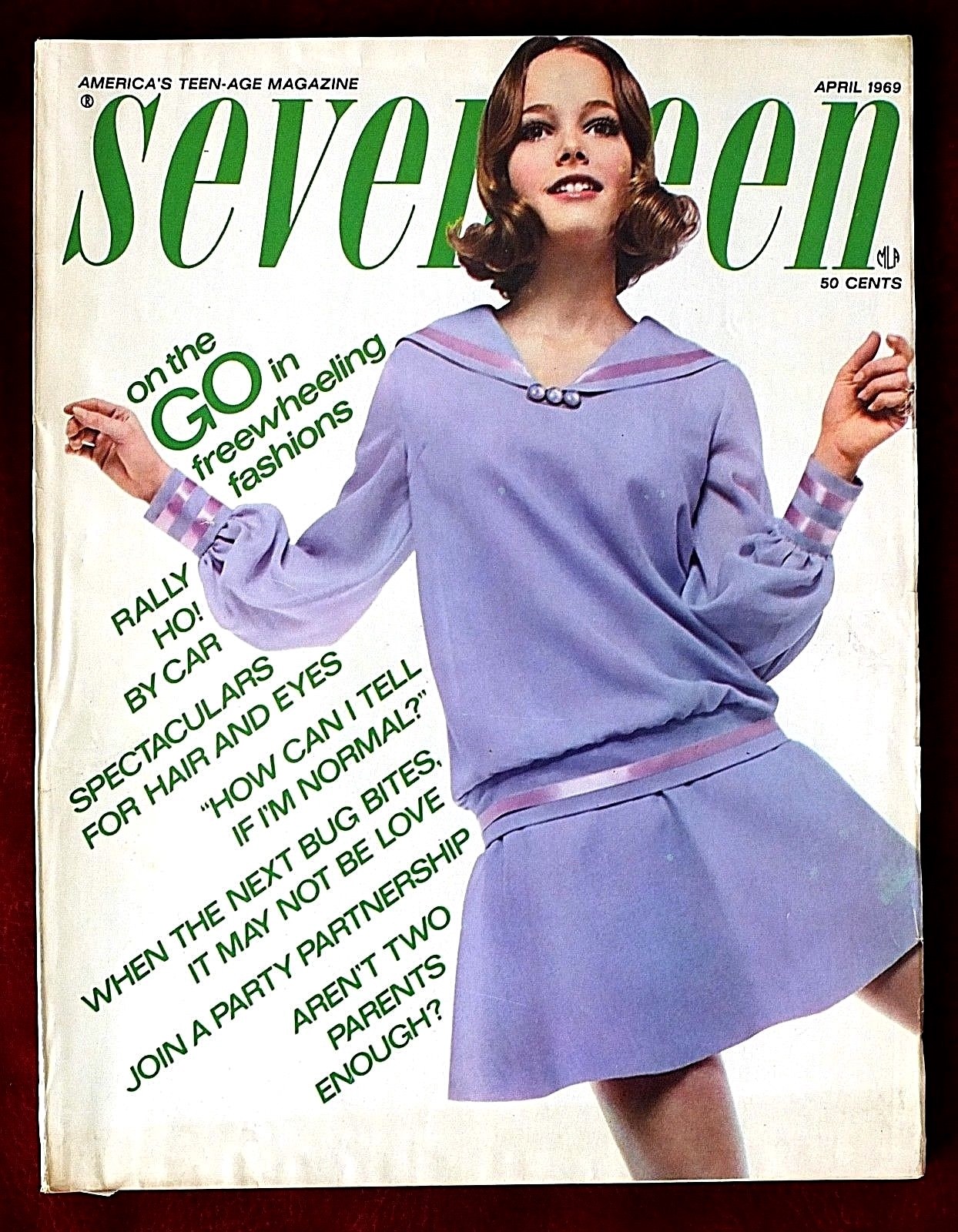 Seventeen Magazine ~ April 1969 ~ Lucy Angle Michael York Summer ...