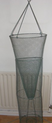 VINTAGE WIRE CRAB LOBSTER NET GREEN TO CONVERT LAMP / GARDEN ...