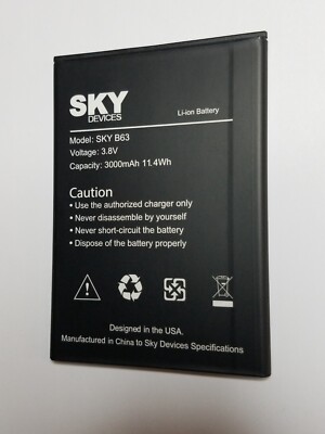 Rare 3000mAh Battery Replacement Part For Obama State Phone SKY B63 | eBay