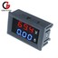 DC 100V 10A Voltmeter Ammeter Blue + Red LED Dual Digital Volt Amp ...