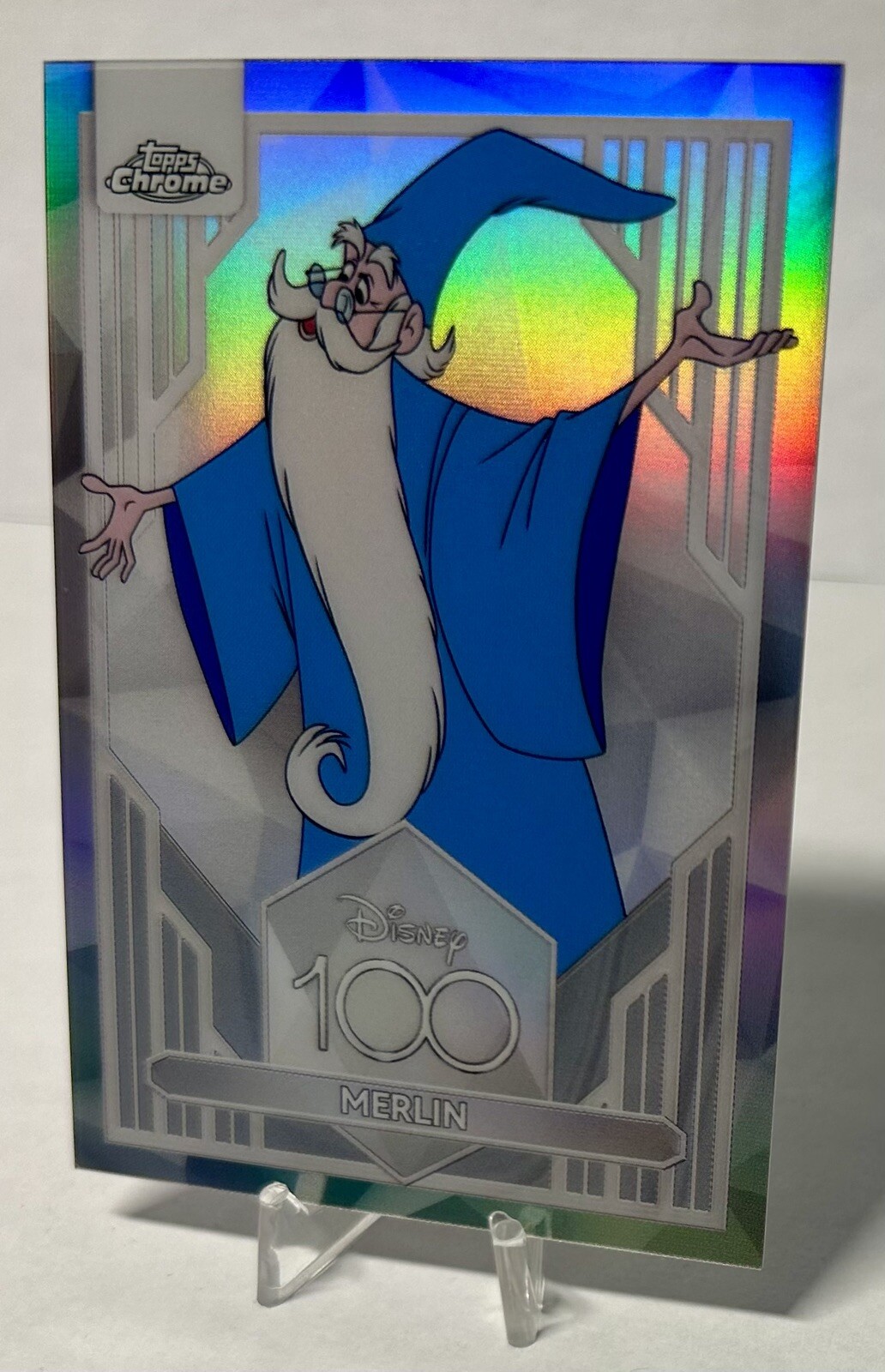 2023 Topps Chrome Disney 100 Years of Wonder Refractors #38 * MERLIN * BEAUTIFUL | eBay