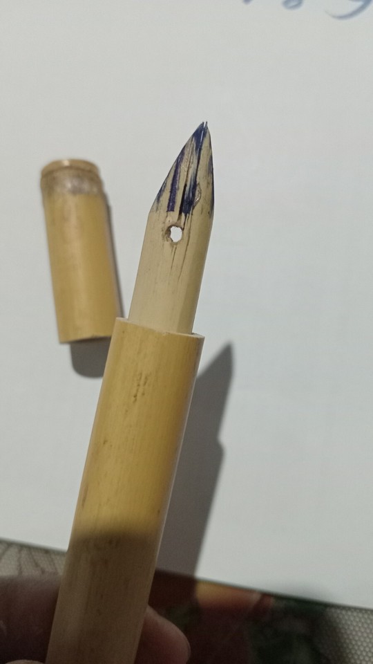 Dip Pen Reed Bamboo Pen Broad Nib Calligraphy Pen for Art & Calligraphy ...