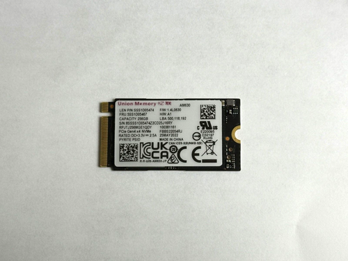 Lenovo Union Memory AM630 256GB Internal SSD (NVME 1.3/PCIe 4.0 x 4/M.2 ...