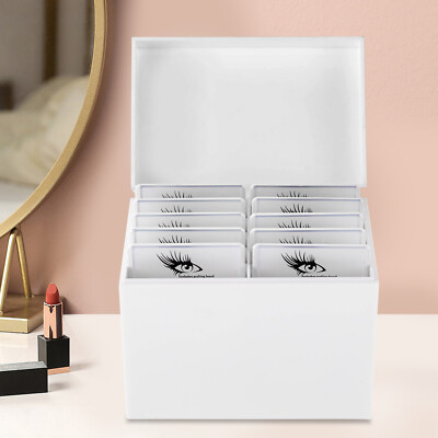 Eyelash Storage Case False Eyelash Display Makeup Organizer Acrylic ...