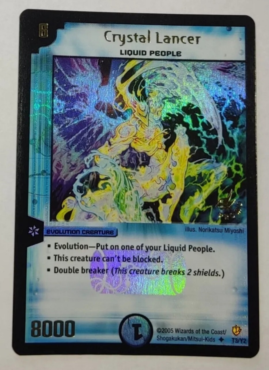 Crystal Lancer (T3/Y2) DUEL MASTERS ORIGINAL CCG HOLO PROMO Rare CARD ...