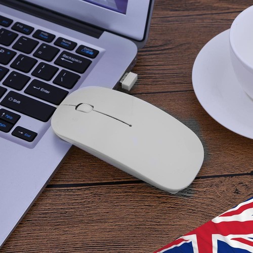 2.4GHz Cordless Mouse Hyper-fast Scroll Wheel 1000 DPI Optical Mouse ...