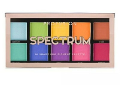 Profusion Cosmetics Mini Artistry 10 Shade Eyeshadow Palette, Spectrum ...