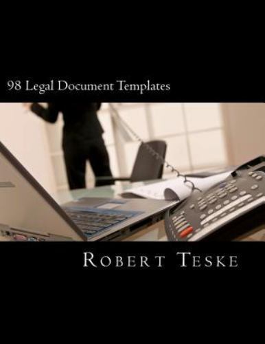 98 Legal Document Templates by Robert Teske (2012, Trade Paperback) for ...