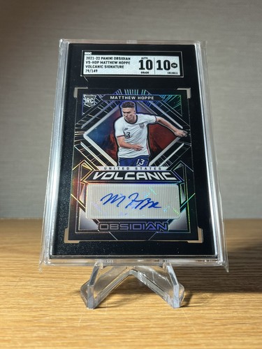 2021-22 Panini Obsidian Soccer Matthew Hoppe Volcanic Signature /149 ...