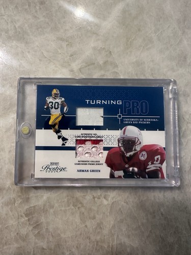 2004 Playoff Prestige Ahman Green Turning Pro Jerseys Jersey /25 2 ...