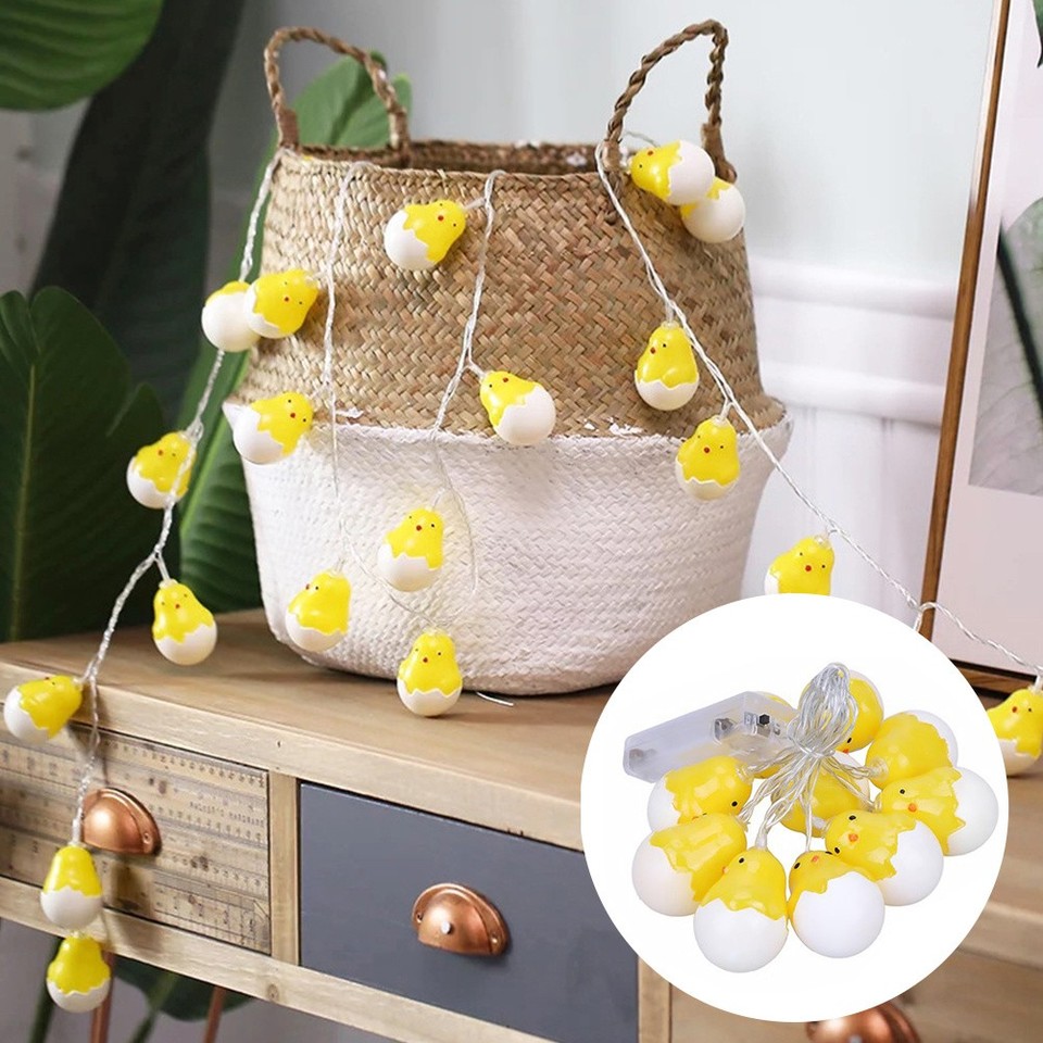Festival String Light Egg-shaped Fairy Lights Chicken LED Portable ...