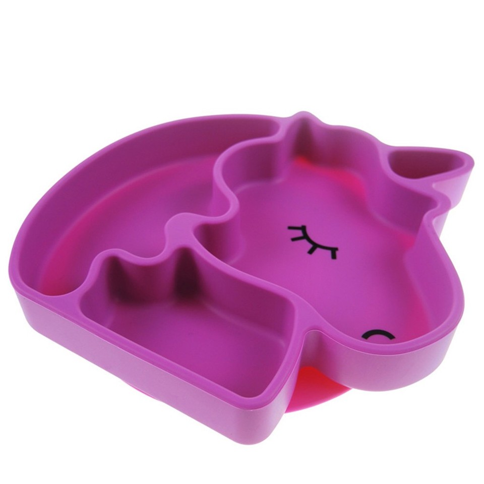 Children Division Plate Creative Cartoon Divided Toddler Plates | eBay ...