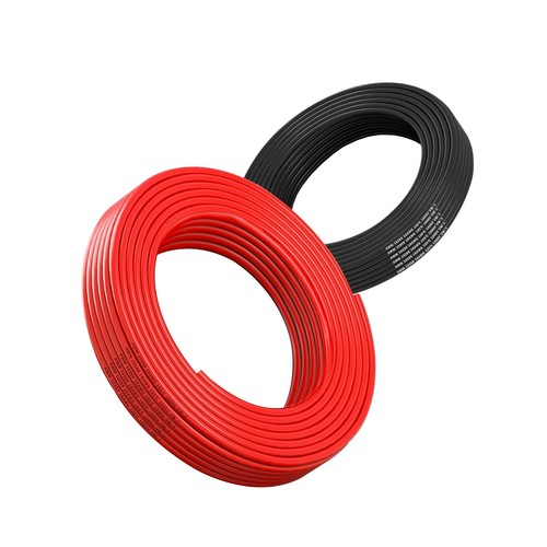 18 Gauge Flexible Electrical Wire 10FT Black and 10FT Red Extension ...