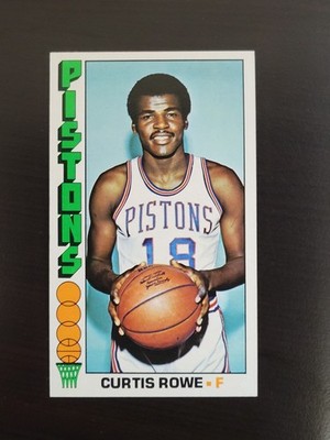 1976 Topps #118 Curtis Rowe Detroit Pistons NM | eBay
