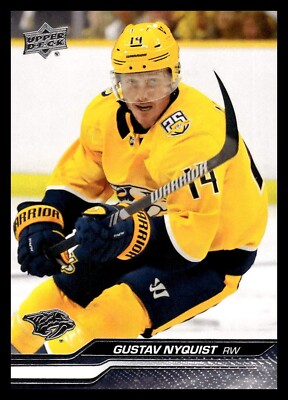 2023-24 UD Extended 579 Gustav Nyquist, Nashville Predators | eBay