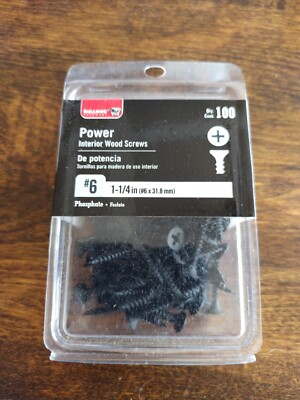 Bulldog Hardware POWER Interior Wood Screws 100 pc 1-1/4 in | eBay