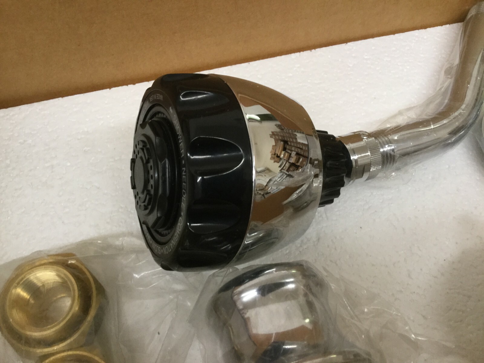 ELJER 538-2500-00 2 HANDLE SHOWER FAUCET, LEVER HANDLES, POLISHED ...