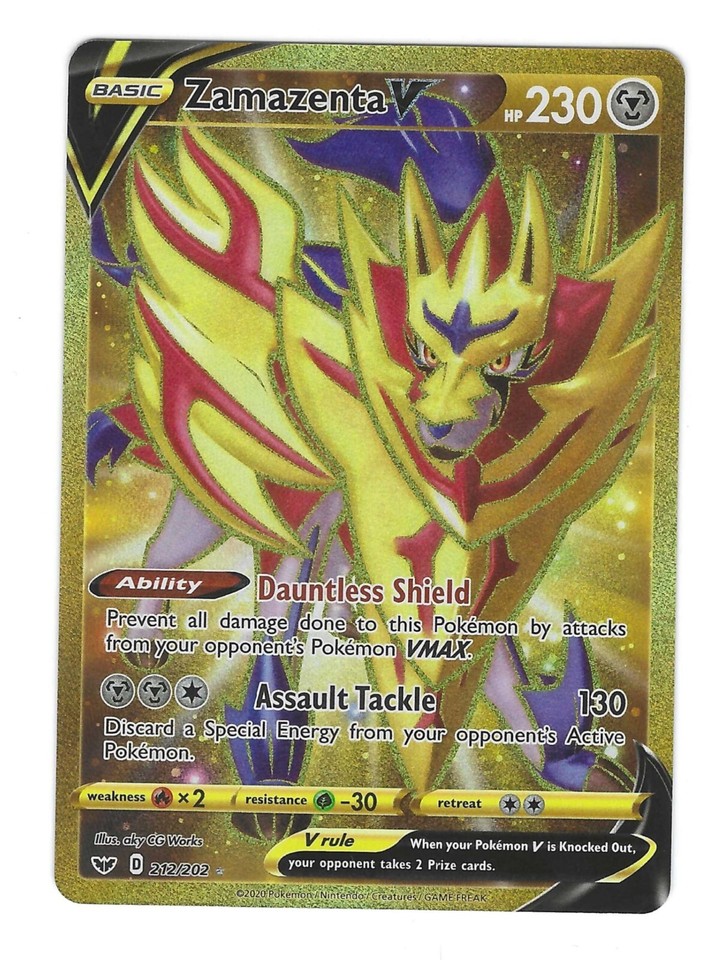 Zamazenta V 212/202 Swsh01: Sword & Shield for sale | eBay