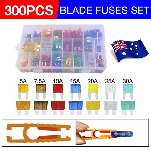 300pcs Car Blade Fuses Assortment Assorted Kit Blade Set Auto Truck ...