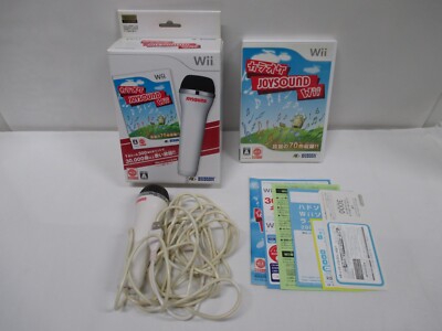 Wii -- Karaoke Joysound Wii with Microphone -- Nintendo Wii. JAPAN Game ...
