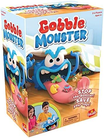Goliath Games Gobble Monster Kids Games | For ages 4+ | For 2-4 players ...