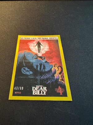 Zerocool Stranger Things Butcher Billy Yellow Gold BB-4 Dear Billy ...