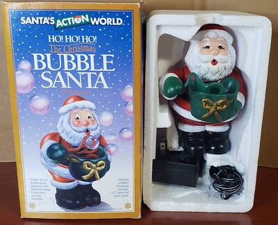 Vintage The Christmas BUBBLE SANTA Kurt S. Adler SANTA’S ACTION WORLD ...
