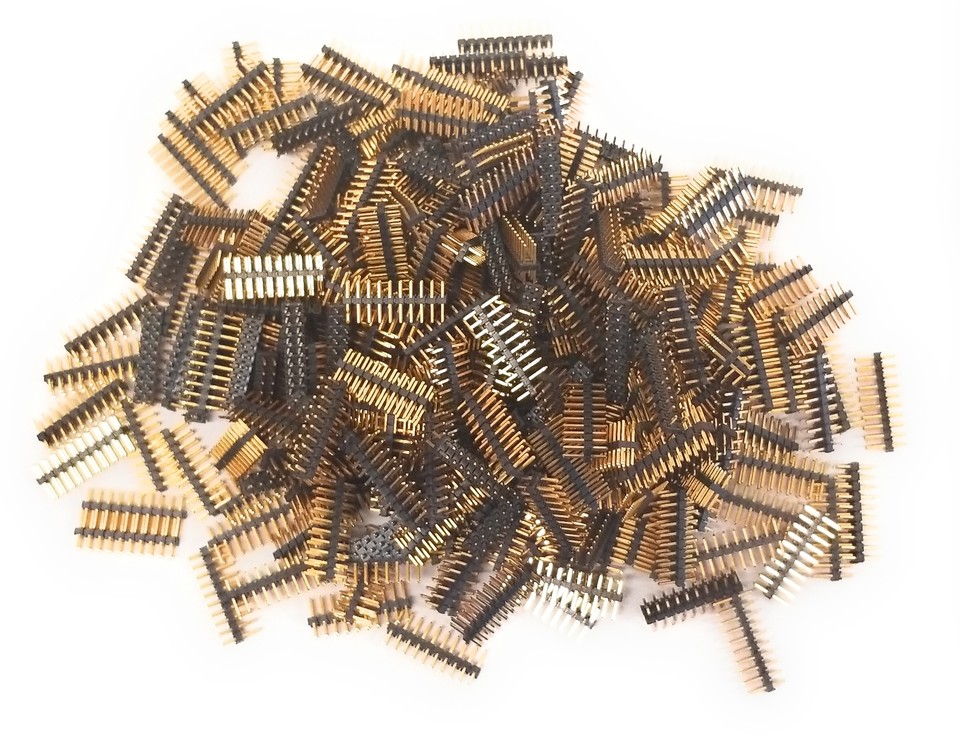 Lot of 280 NEW Samtec Inc MTMM-110-07-G-D-275 20-Position 2mm Terminal ...