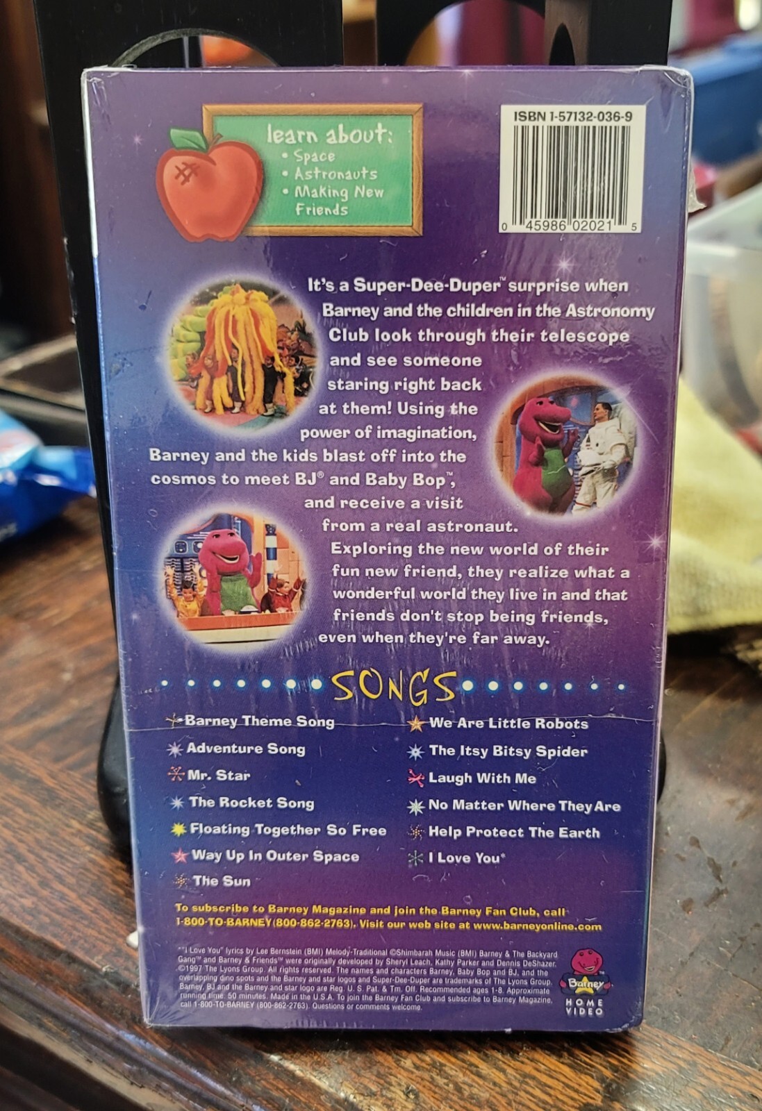Barney - Barney in Outer Space (VHS, 1998) for sale online | eBay
