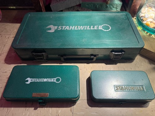 Rare Stahlwille Socket set vintage metric 3 collection none missing ...