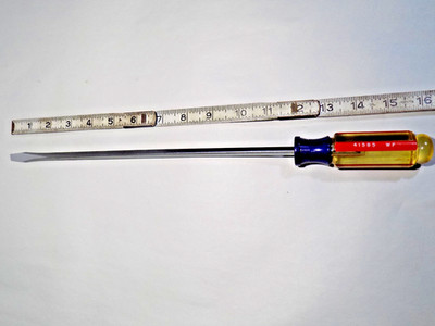 NOS* 16" USA Craftsman -WF- 41585 1/4" Slotted Screwdriver-NEW-UNUSED ...
