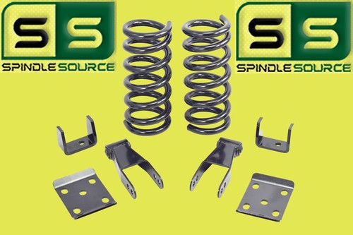 3"/4" Drop Lowering Kit Fits 98-15 Ford Ranger 2WD Coil Flip Shackles ...