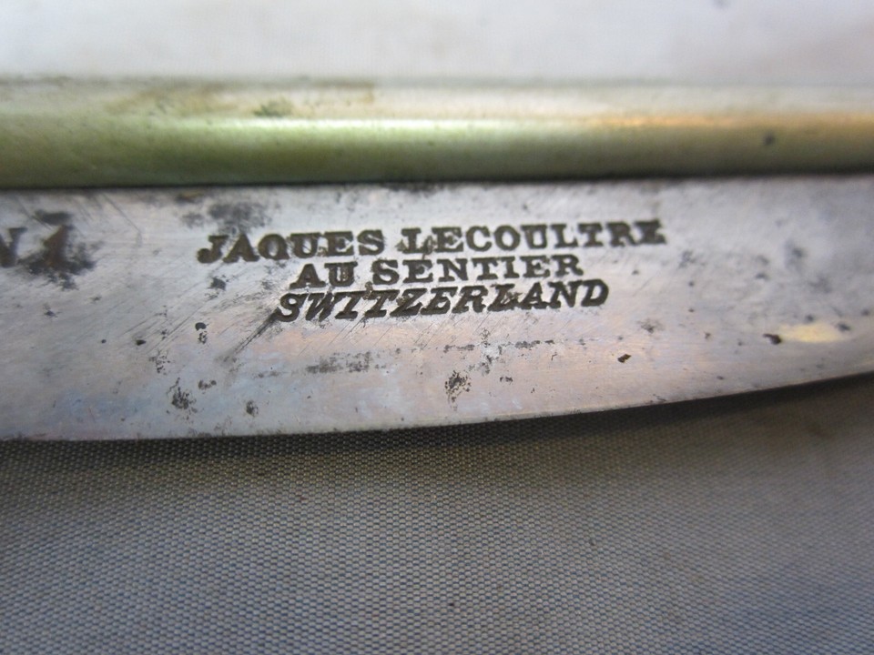 Jaques LeCoultre Straight Razor Switzerland Rare Vintage | eBay