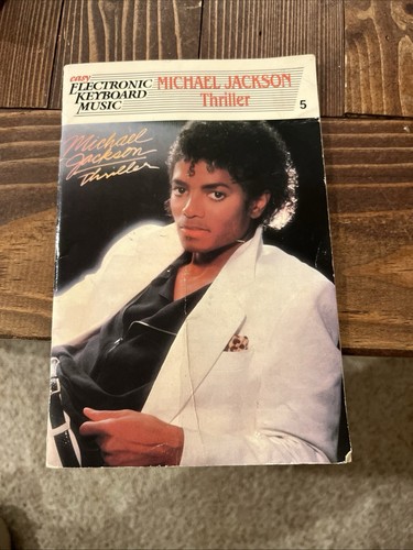 Michael Jackson Song Book Thriller Album Electronic Keyboard Music Book ...