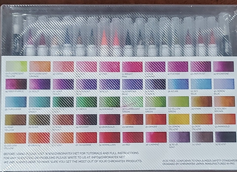 Chromatek watercolor brush pens set of 54. | eBay