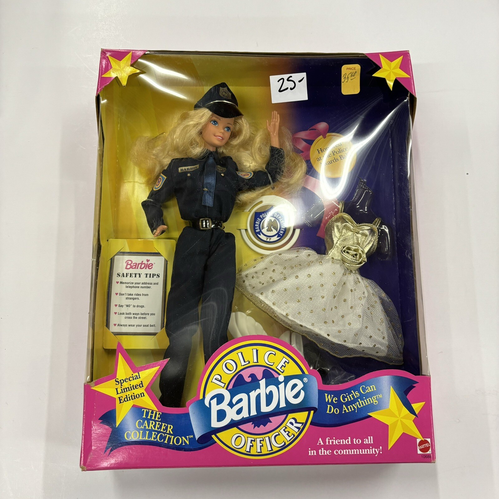 Mattel 1993 Cop Police Officer Woman Lady Career Fashion Doll - 10688 ...