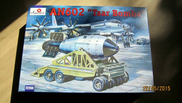An602 Tsar Bomba Scale Plastic Model Kit by Amodel 72265 for sale ...