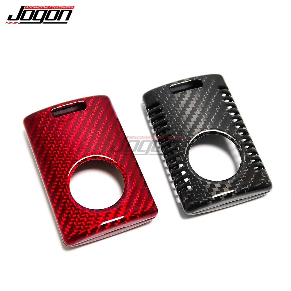 Carbon Fiber Fob Cover Key Case Trim For Chevrolet Corvette C7 ZR1 Z06 ...