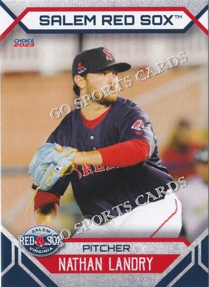 2023 Salem Red Sox Nathan Landry RC Rookie Boston Minor League CAN | eBay