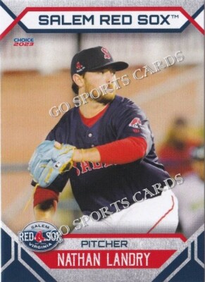 2023 Salem Red Sox Nathan Landry RC Rookie Boston Minor League CAN | eBay