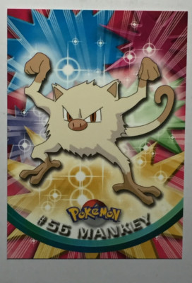 TOPPS - POKEMON - #56 MANKEY - 1999 TV ANIMATION EDITION - M-NM | eBay