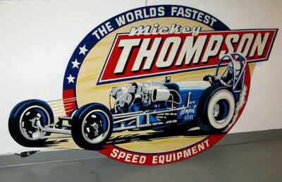 MICKEY THOMPSON HOT ROD RAT FINK MOTORCYCLES TOOLS GUNS STICKER | eBay