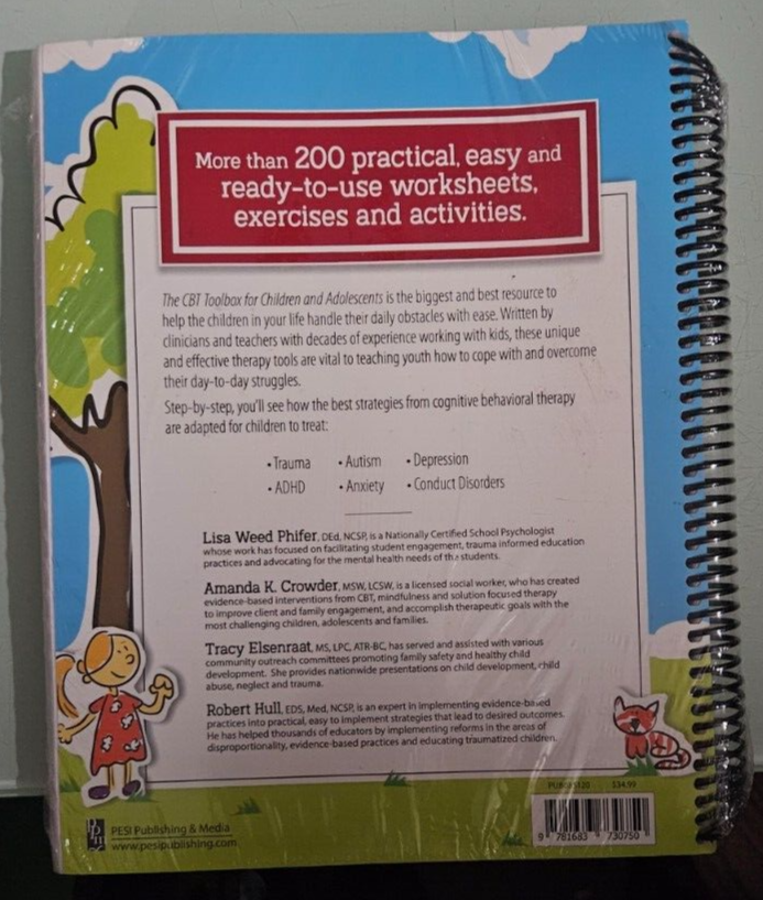 lisa weed phifer CBT TOOLBOX FOR CHILDREN & ADOLESCENTS spiralbound NEW ...